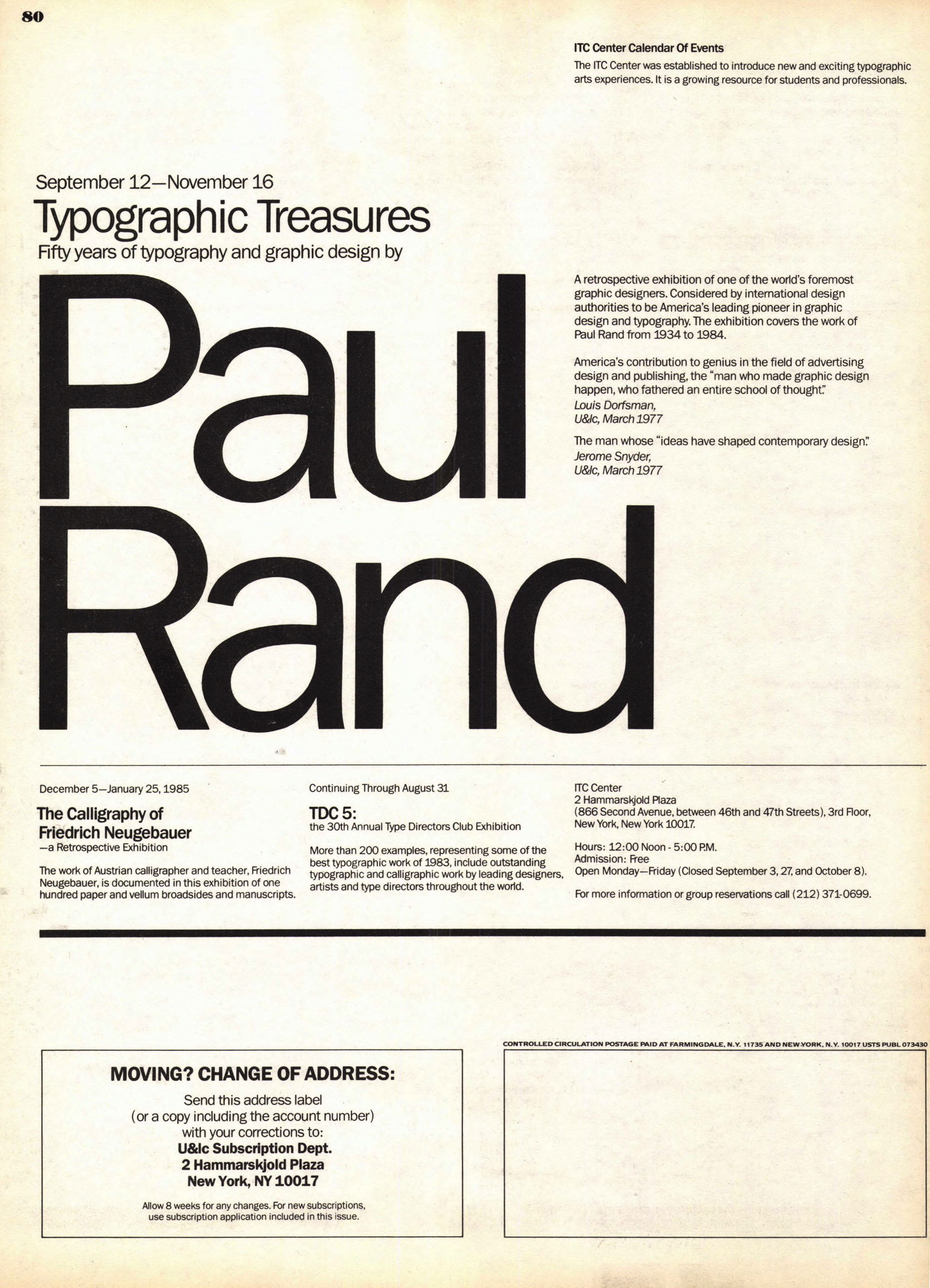 Paul Rand Typography
